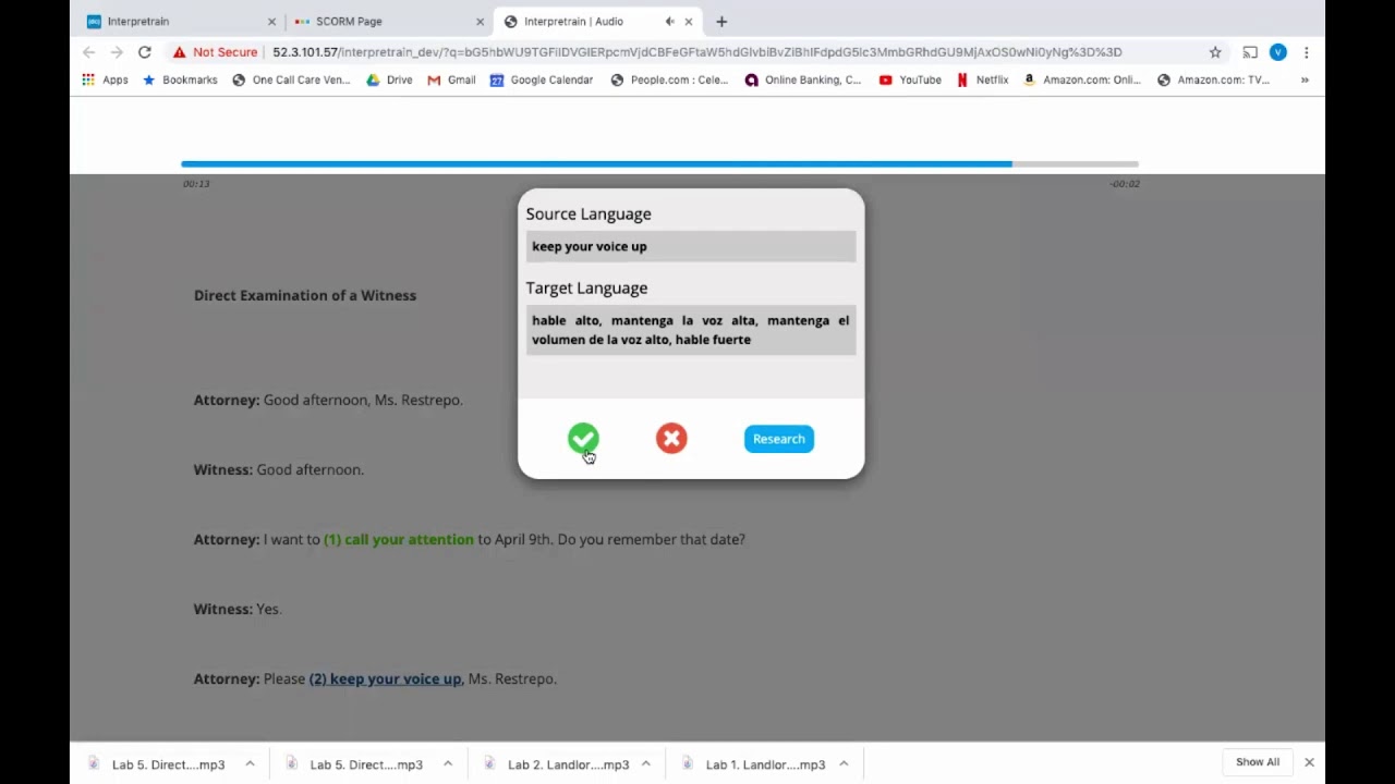 Interpreter Testing Technology - YouTube