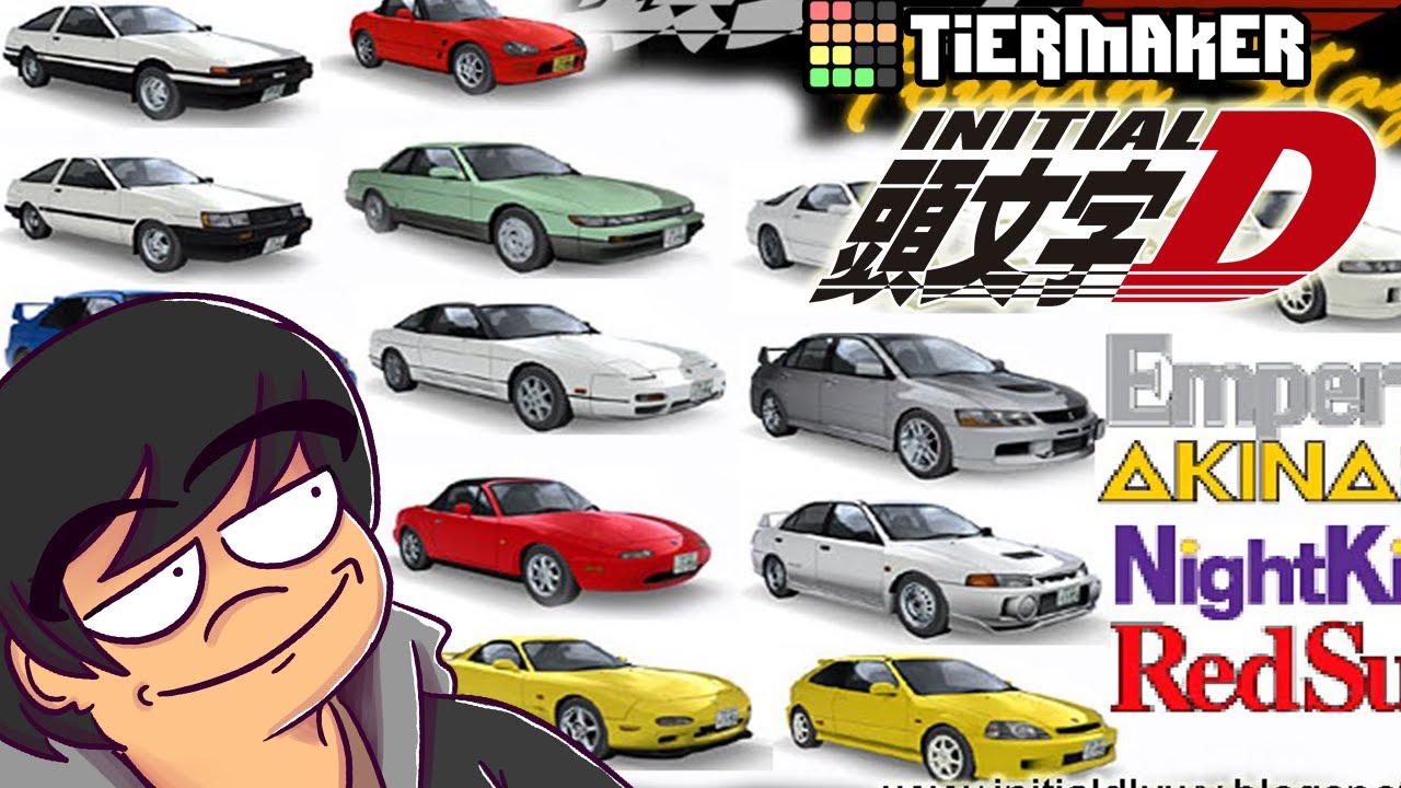 Initial D - Tier List de TODOS los Automóviles de la saga (Completa ...