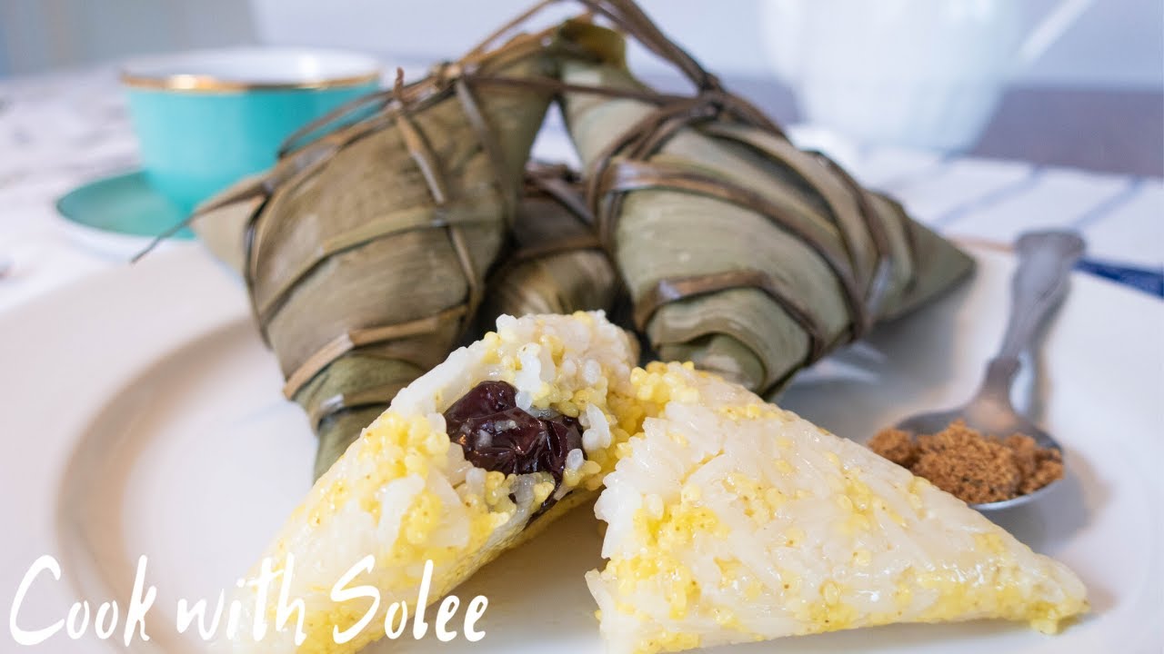 黃米粽子 ｜Millet Sticky Rice Dumplings | 素粽子｜素糉｜Sticky Rice Dumpling Recipe ...