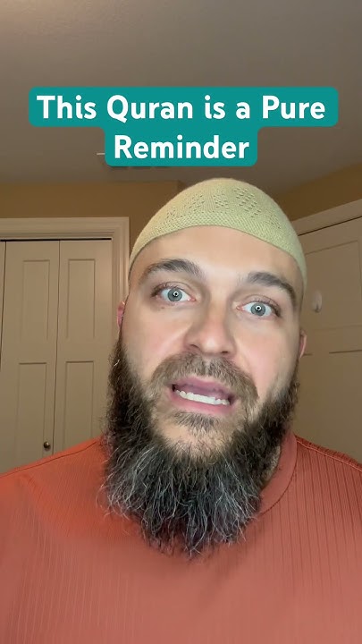 This Quran is a pure reminder #quran #tafsir #reminder #pure #angels ...