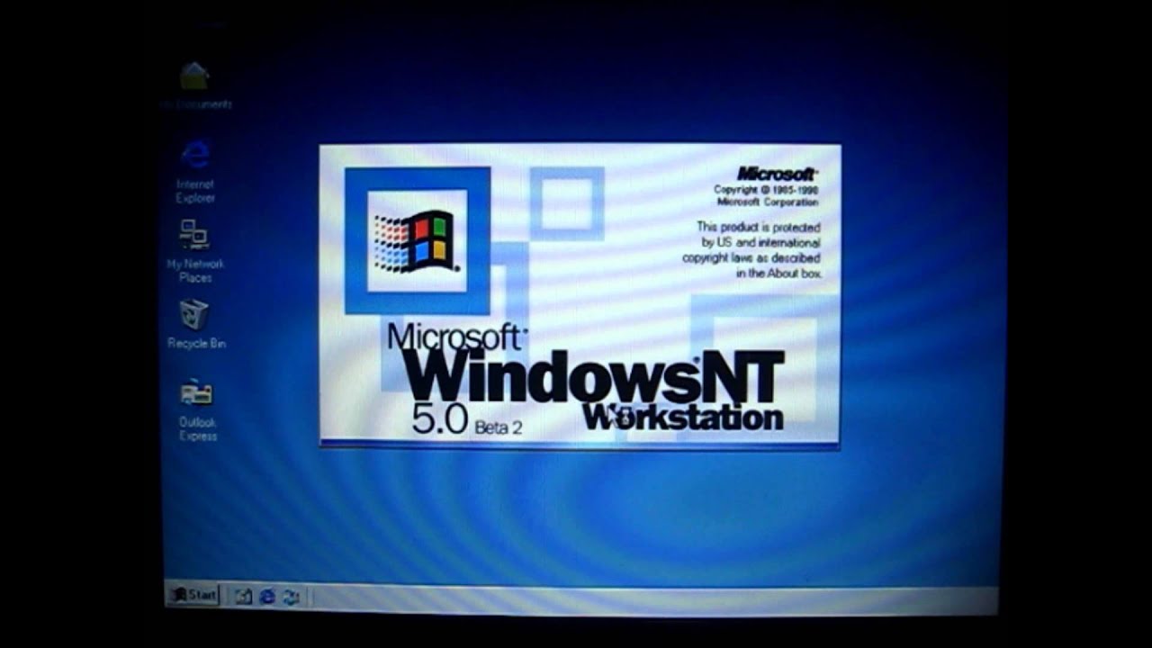 Slightly glitchy Windows NT 5.0 Beta 2 virtual machine in VPC 2007 ...