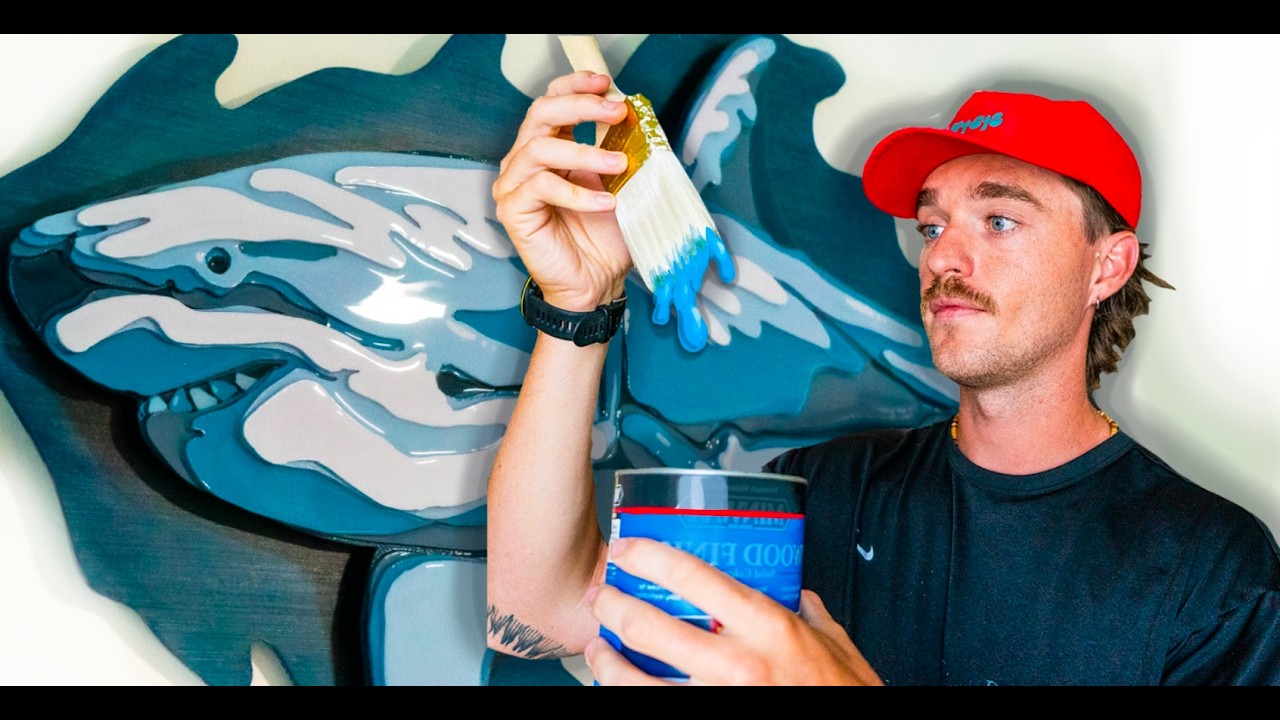 I Test the One Color Challenge (Garage Art) - YouTube