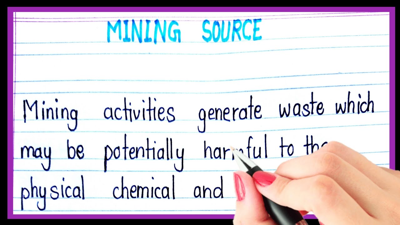 What is mining source | Definition of mining source - YouTube