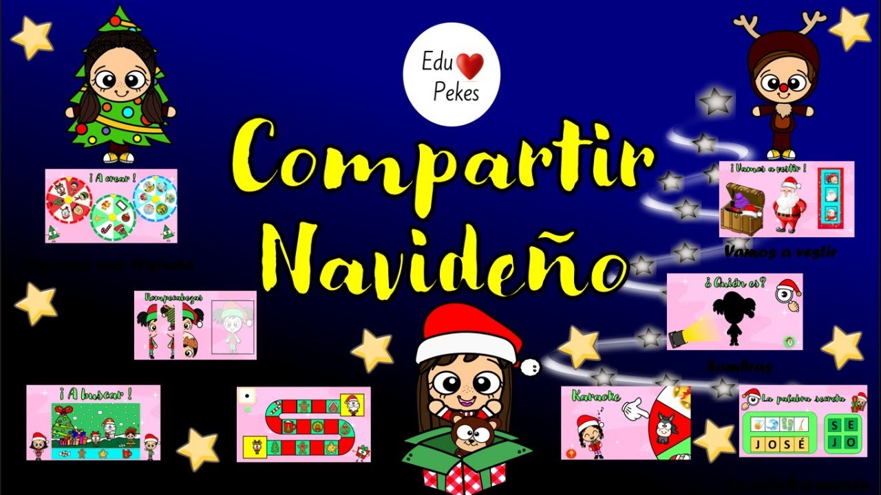 COMPARTIR NAVIDEÑO - NAVIDAD - JUEGOS - POWER POINT - INICIAL ...