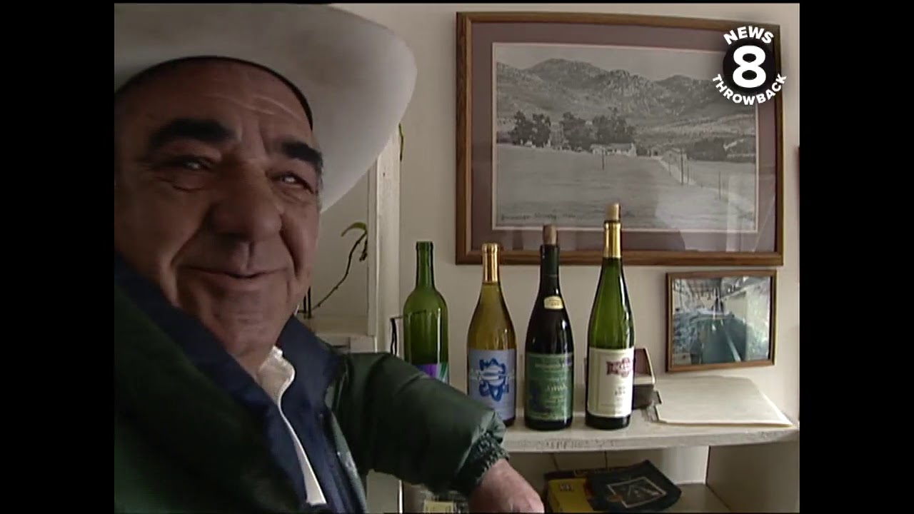 News 8 Throwback 2001: Larry Himmel tours Bernardo Winery in Rancho ...