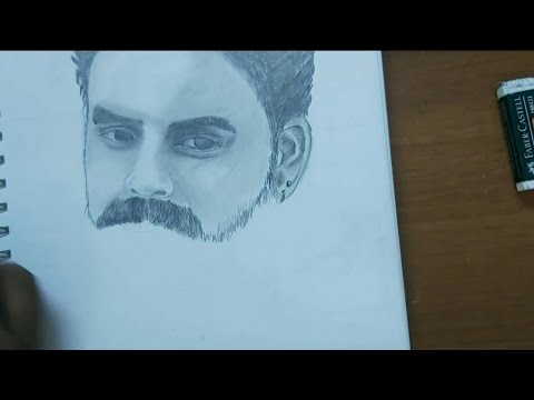 how to draw Tovino Thomas malayalam actor.. - YouTube