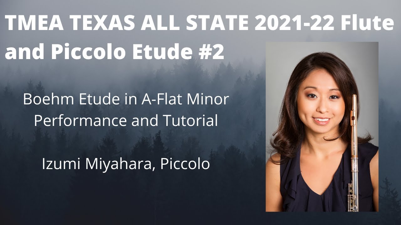 TMEA TEXAS ALL-STATE 2021-2022 Flute and Piccolo Etude Nº2 - Boehm Op ...