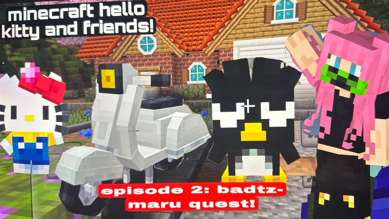 SWIMMING IN THE LAKE?! | Minecraft Hello Kitty and Friends | Episode 2 ...