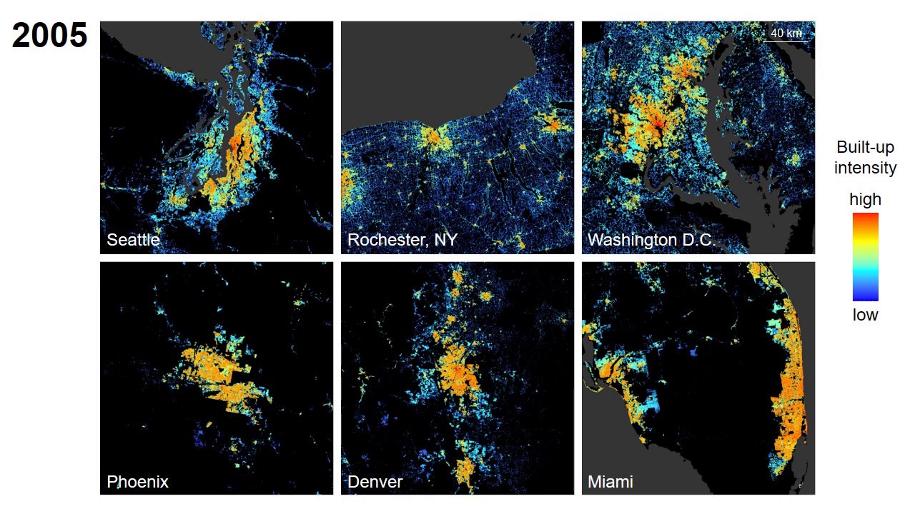 Animating 200 years of urbanization in the United States using HISDAC ...