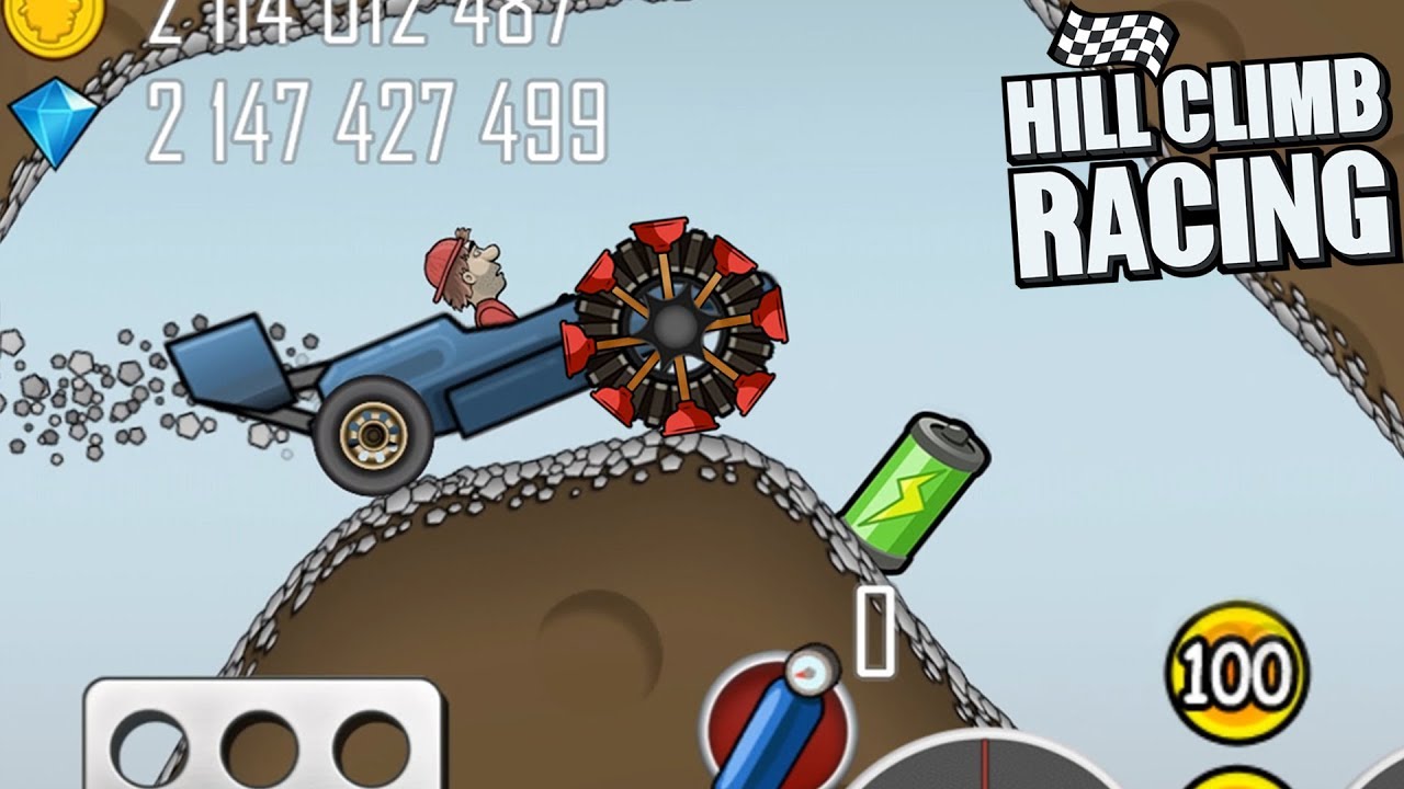 🏎️Hill Climb Racing - Garage Race Car on Cave | GamePlay🎮 - YouTube