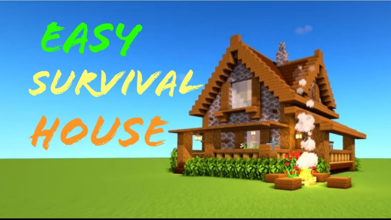 How to make a simple survival house|| Minecraft house part 2|| - YouTube
