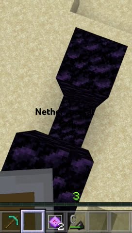 Bad Nether portal #minecraft - YouTube