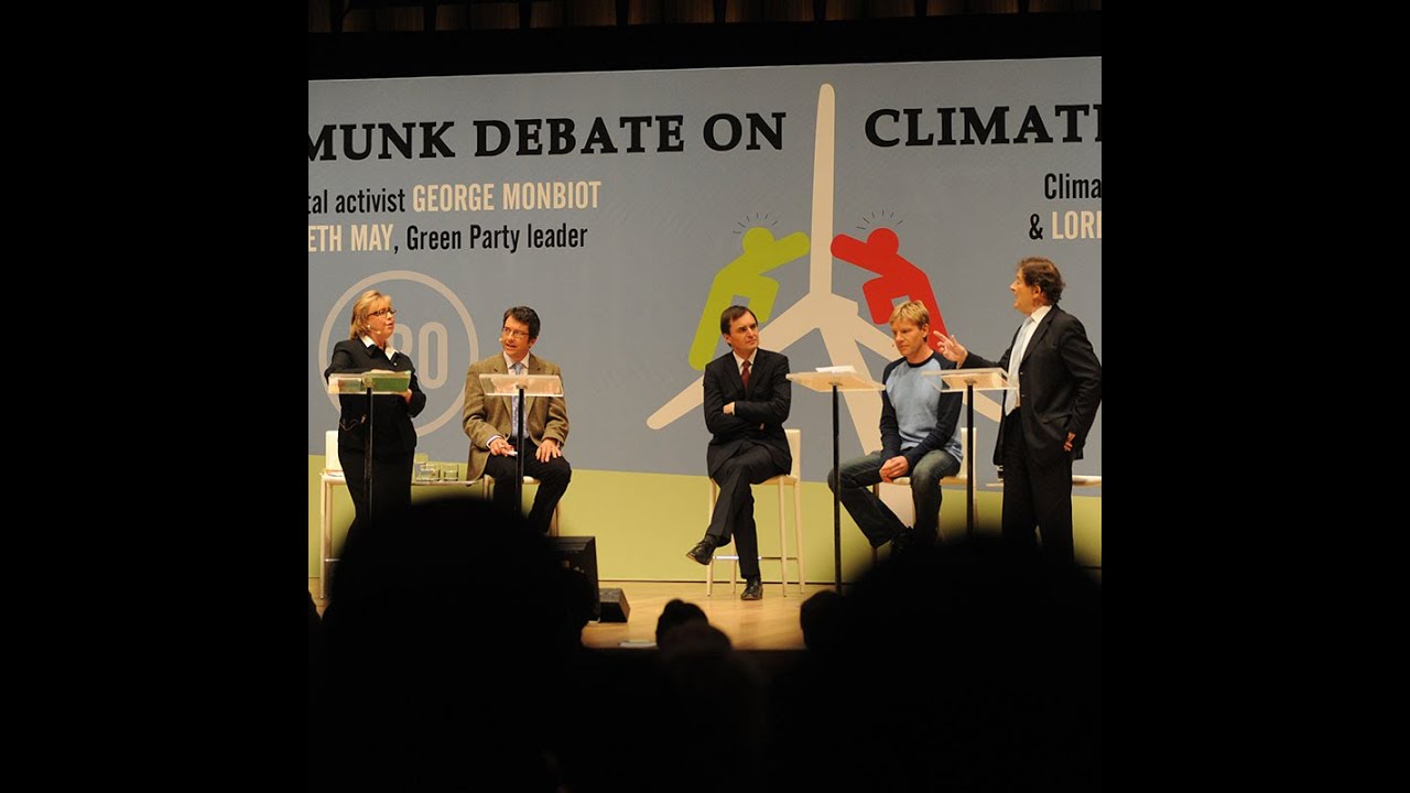 Munk Debate on Climate Change, Elizabeth May, George Monbiot, Bjørn ...