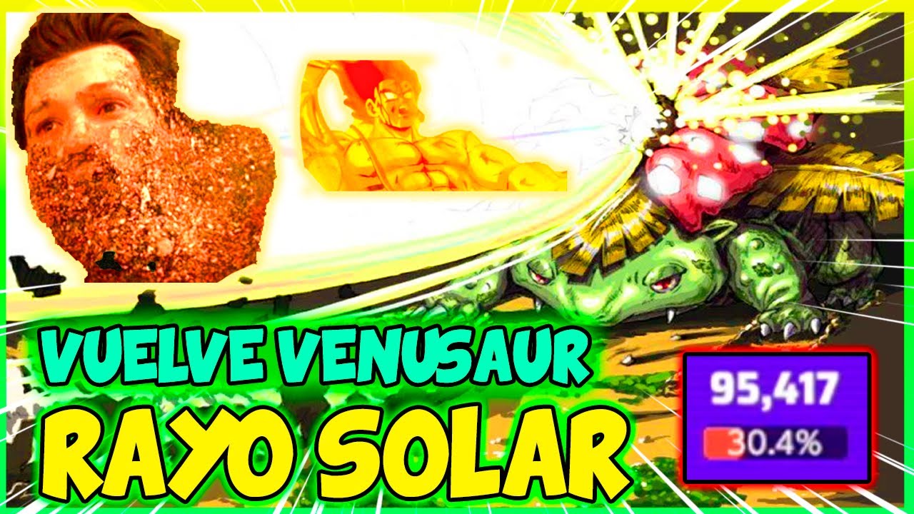 !Jugando Venusaur jungla PERO CON RAYO SOLAR! | POKEMON UNITE ROAD TO ...