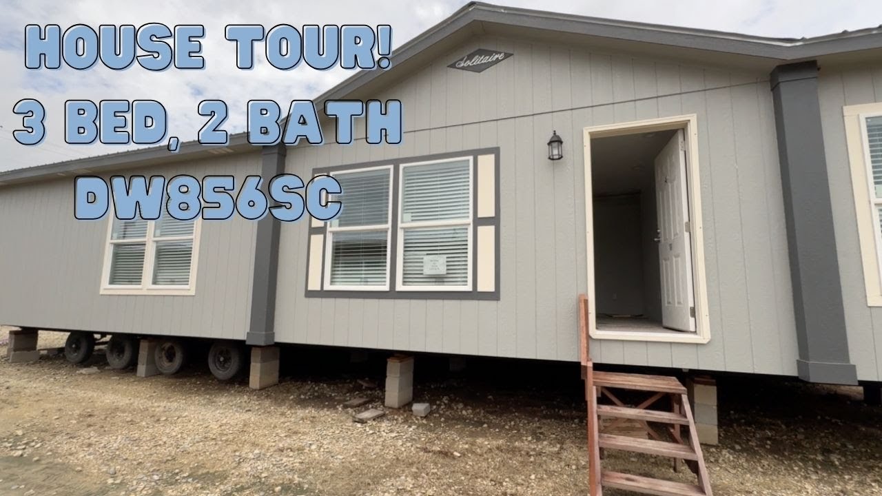 House Tour: Solitaire Homes DW856SC - YouTube