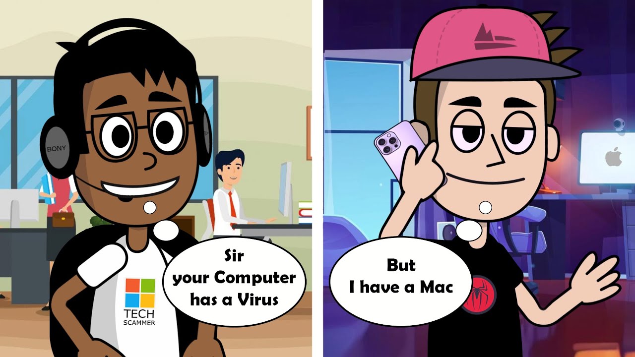 Watch how Fake Microsoft Tech Support Scams you | JOHN TECH - YouTube