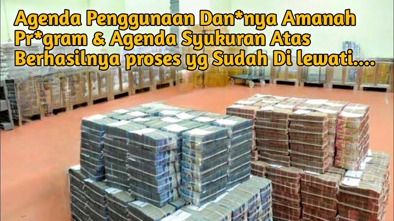 Penggunaan Hak IDRnya Angg*ta & Agenda Syukuran Atas Berhasilnya proses ...