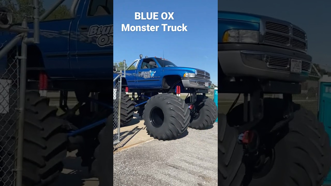 Blue Ox Dodge Monster Truck rolls into Bigfoot shop for 2022 Bigfoot ...