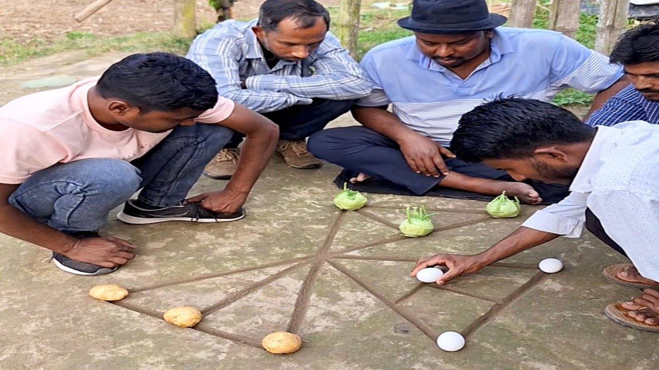 Alu Ulkobi Andar Khela || Tin Hater Khela || Gaming video || B Real ...