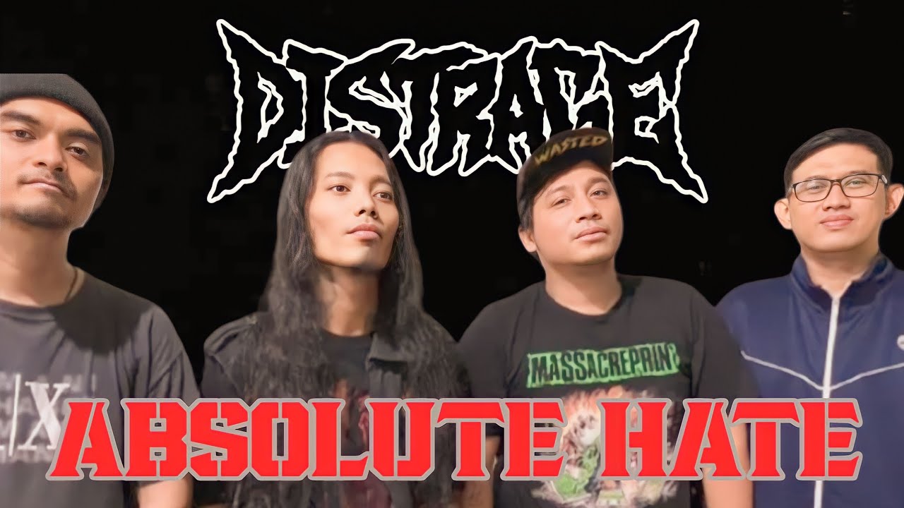 DISTRAGE - Absolute Hate + Lyrics (New Song 2023) Grindcore Indonesia ...