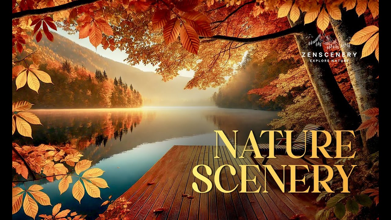 Relaxing Nature Scenery & Music for Stress Relief, Meditation, Healing ...