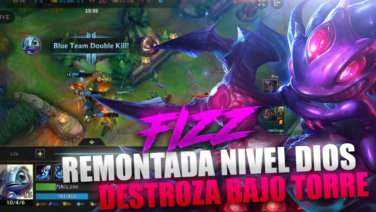 FIZZ TOP GLOBAL JUEGA ASI,GUIA BUILD Y RUNAS 😱 | LOL WILD RIFT ESPAÑOL ...