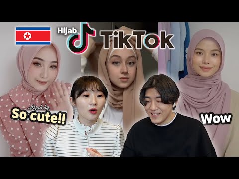 🇰🇵 North Korean girl react to Hijab Tiktok