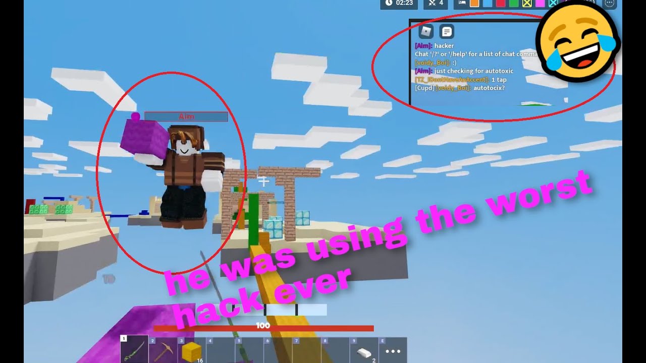 He was using the worst hacks ever and tried to turn on autotoxic - YouTube