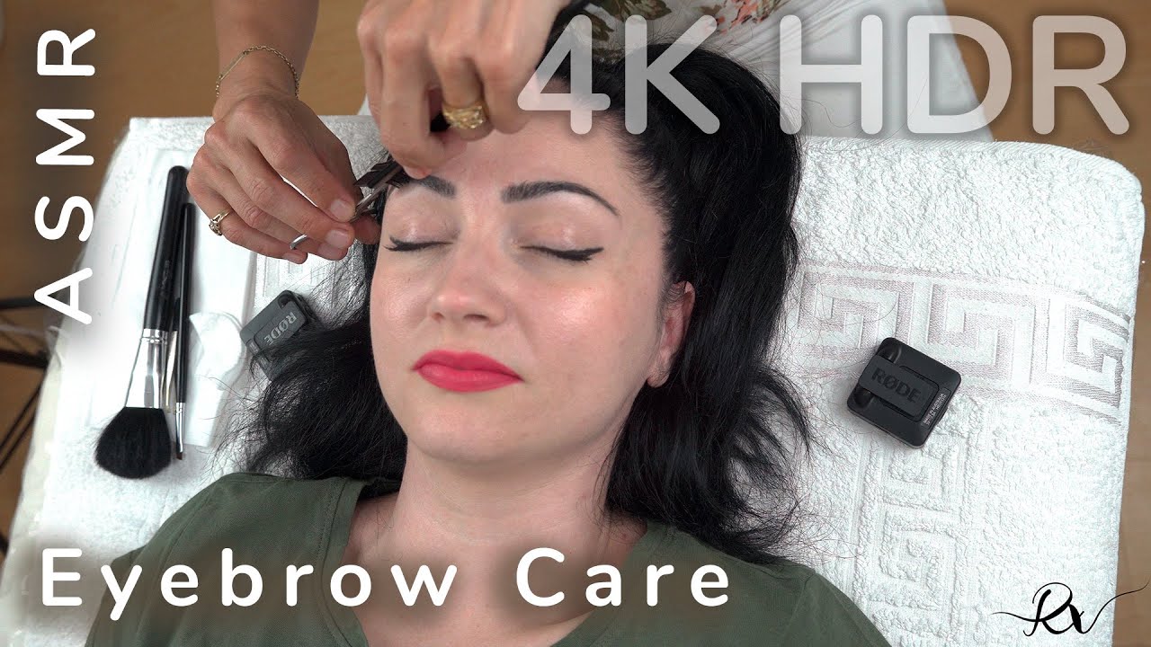 [ASMR] Eyebrow Care *Ellis* - YouTube