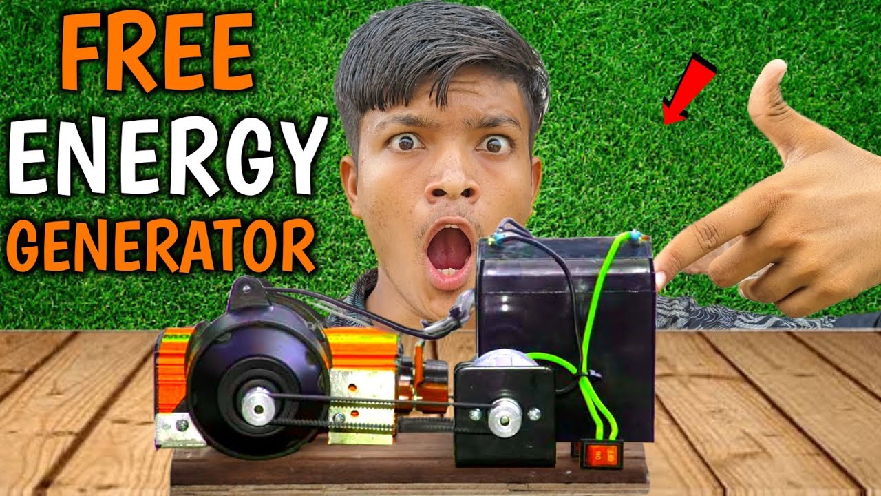 Powerfull Mini Generator। Free Energy। How To Make Free Energy ...