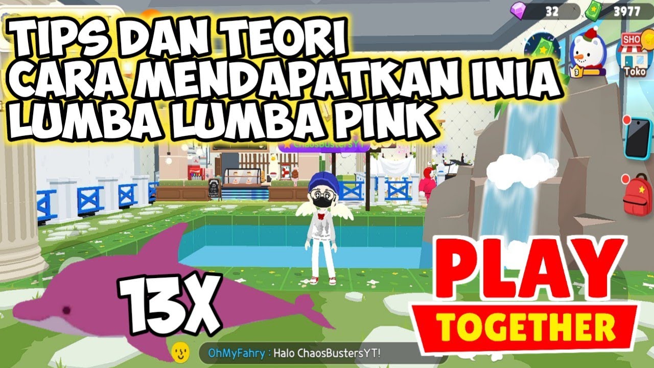 tips rahasia dan teori mendapatkan inia lumba lumba pink play together ...