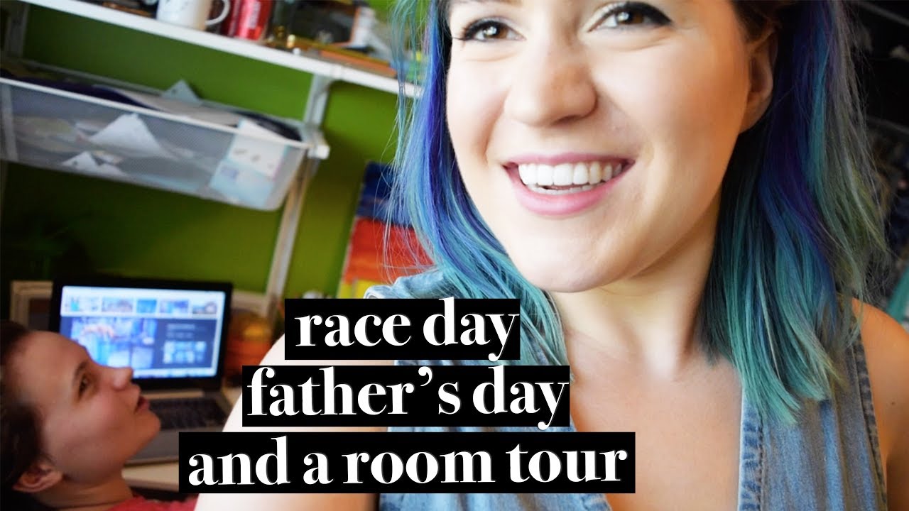 WHAT I EAT ON 10K RACE DAY | SISTER'S ROOM TOUR | FATHER'S DAY ...
