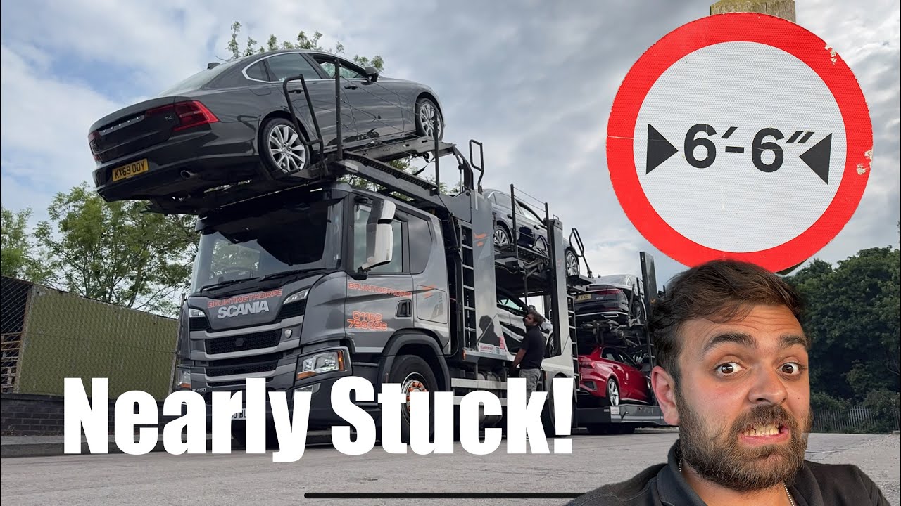 UK HGV Car Transport! - Width Restrictions And Low Bridges On The Kent ...
