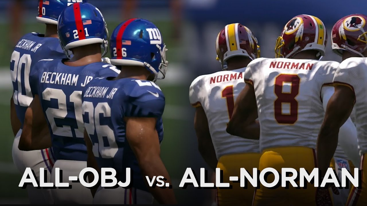 Odell Beckham Jr. vs. Josh Norman | Madden NFL 17 - YouTube
