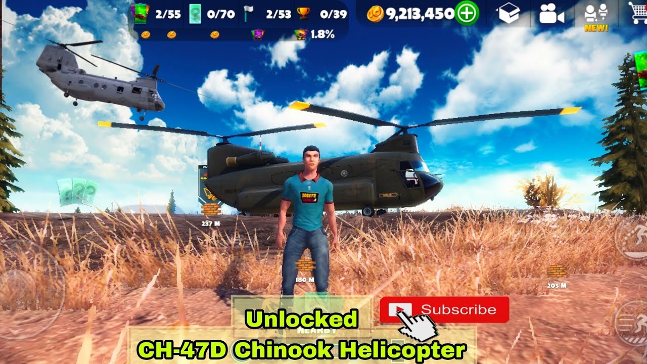 CH-47D Chinook Helicopter Simulator|| Canyon Map Stinger car|| Open ...