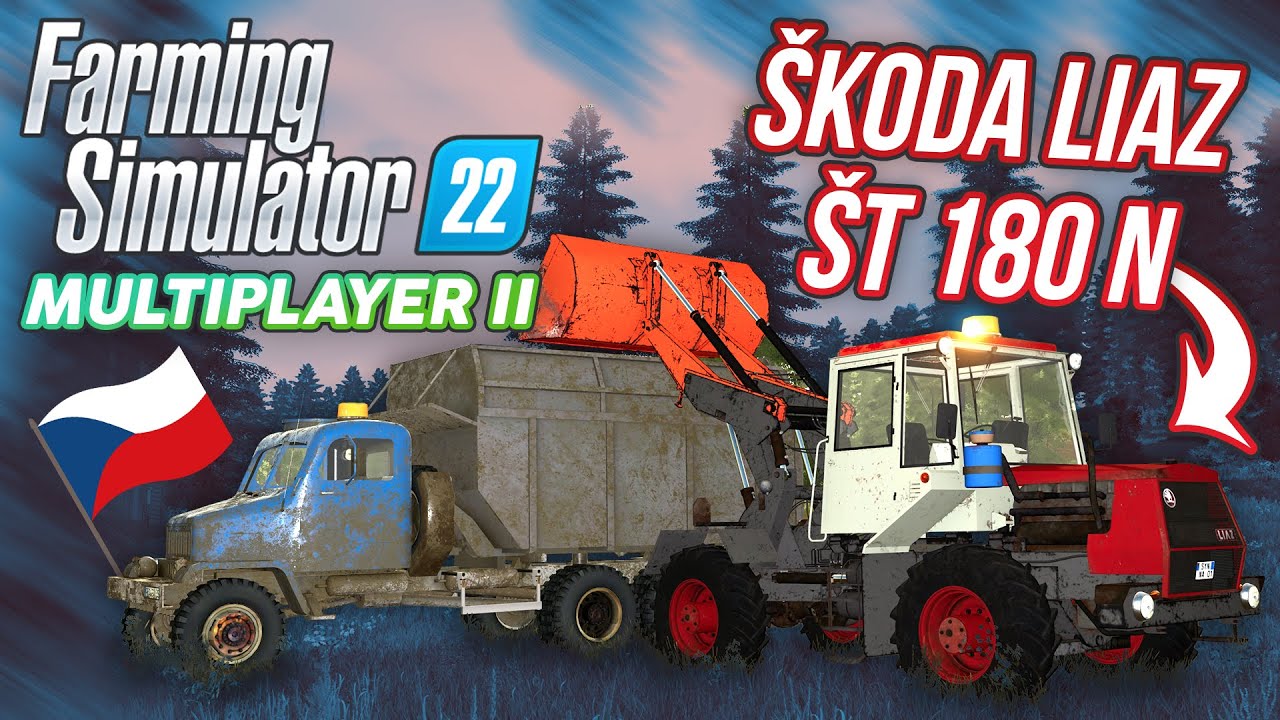 ČESKOSLOVENSKÝ TRAKTOR ŠKODA LIAZ ŠT 180 N | Farming Simulator 22 ...