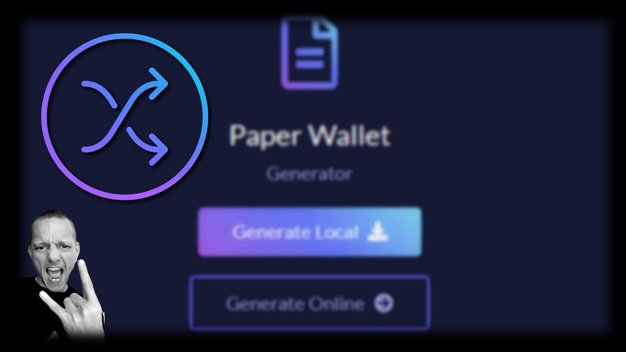 PAPER WALLET Walk Through for SWAP (XWP) - YouTube
