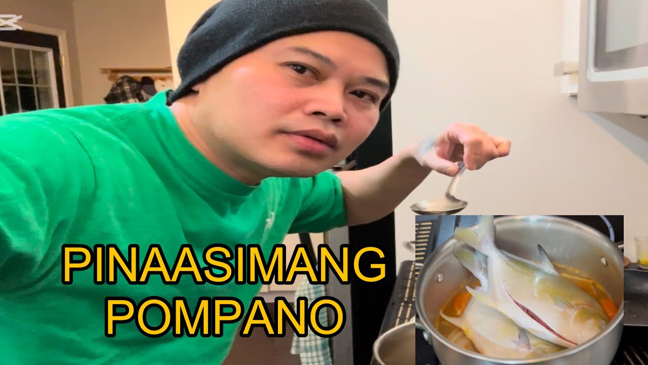 FILIPINO FOOD | PINAASIMAN POMPANO FISH | PANLASANG PINOY - YouTube