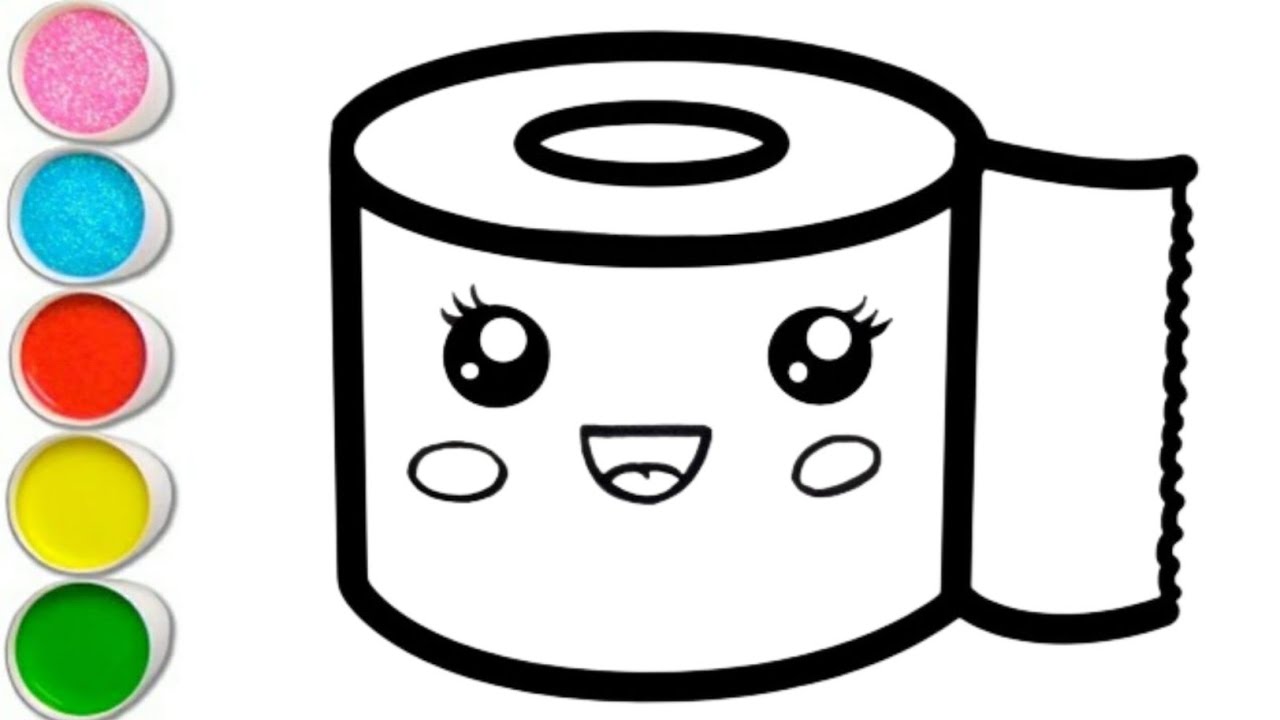 Tissue Drawing, Painting and Coloring for Kids | Let's Have Fun With ...