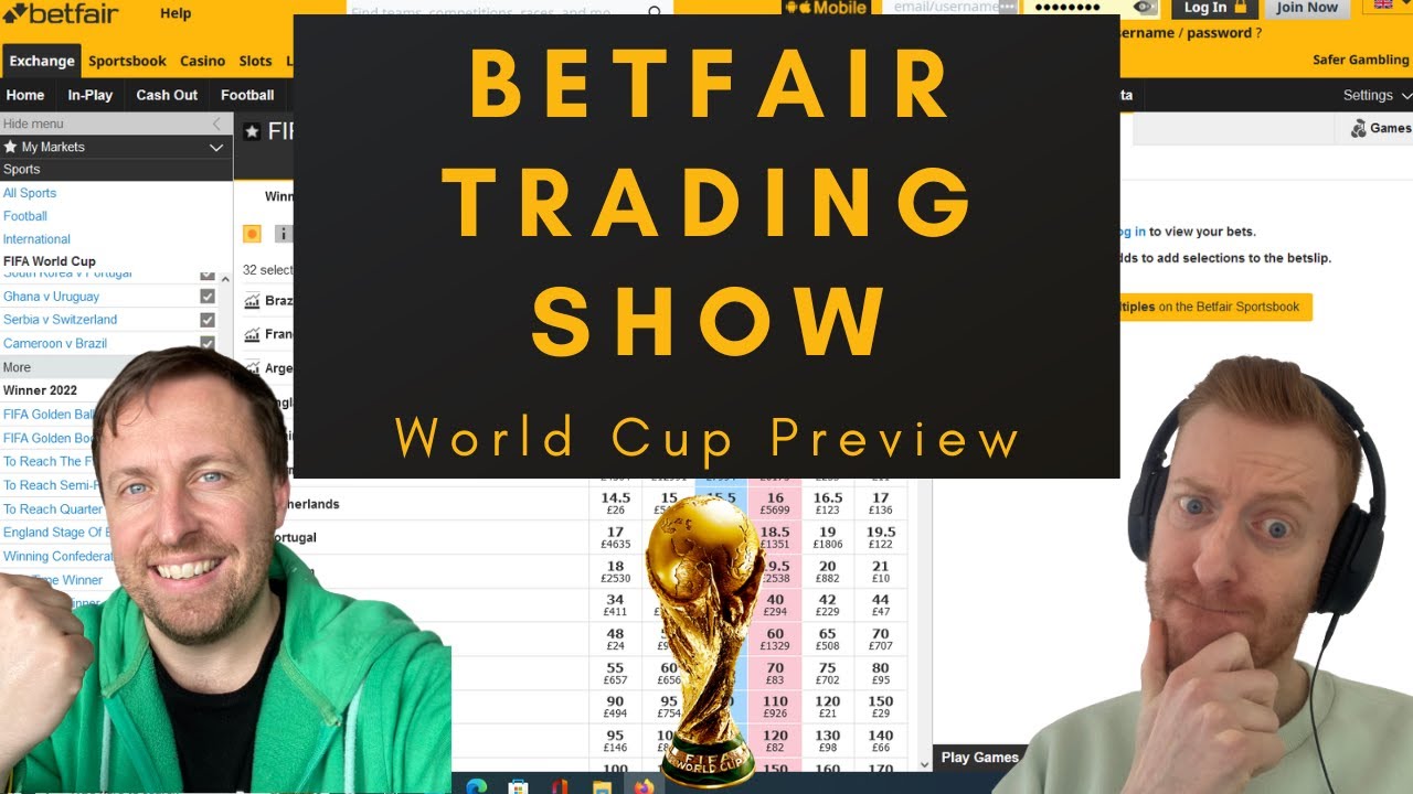 The Betfair Trading Show 1. Week in Review + World Cup Preview - With ...