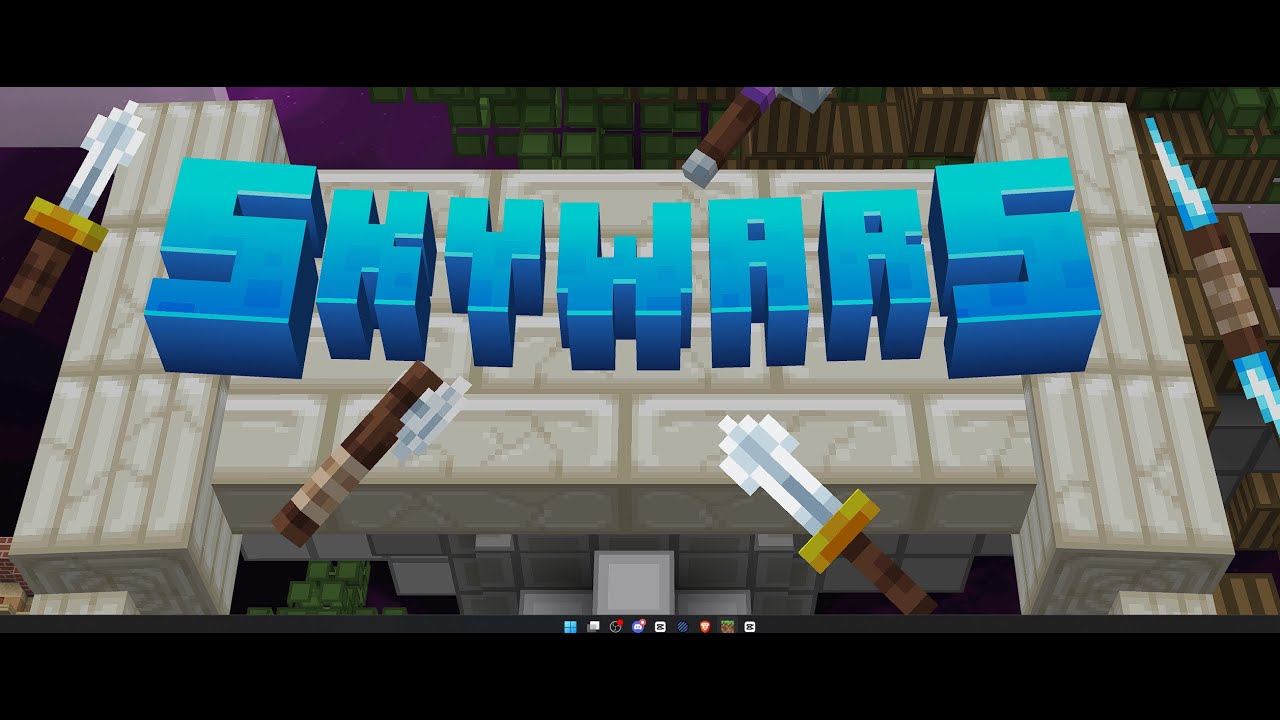 Winning A Game Of Hive Skywars Using Only Iron Loot - YouTube