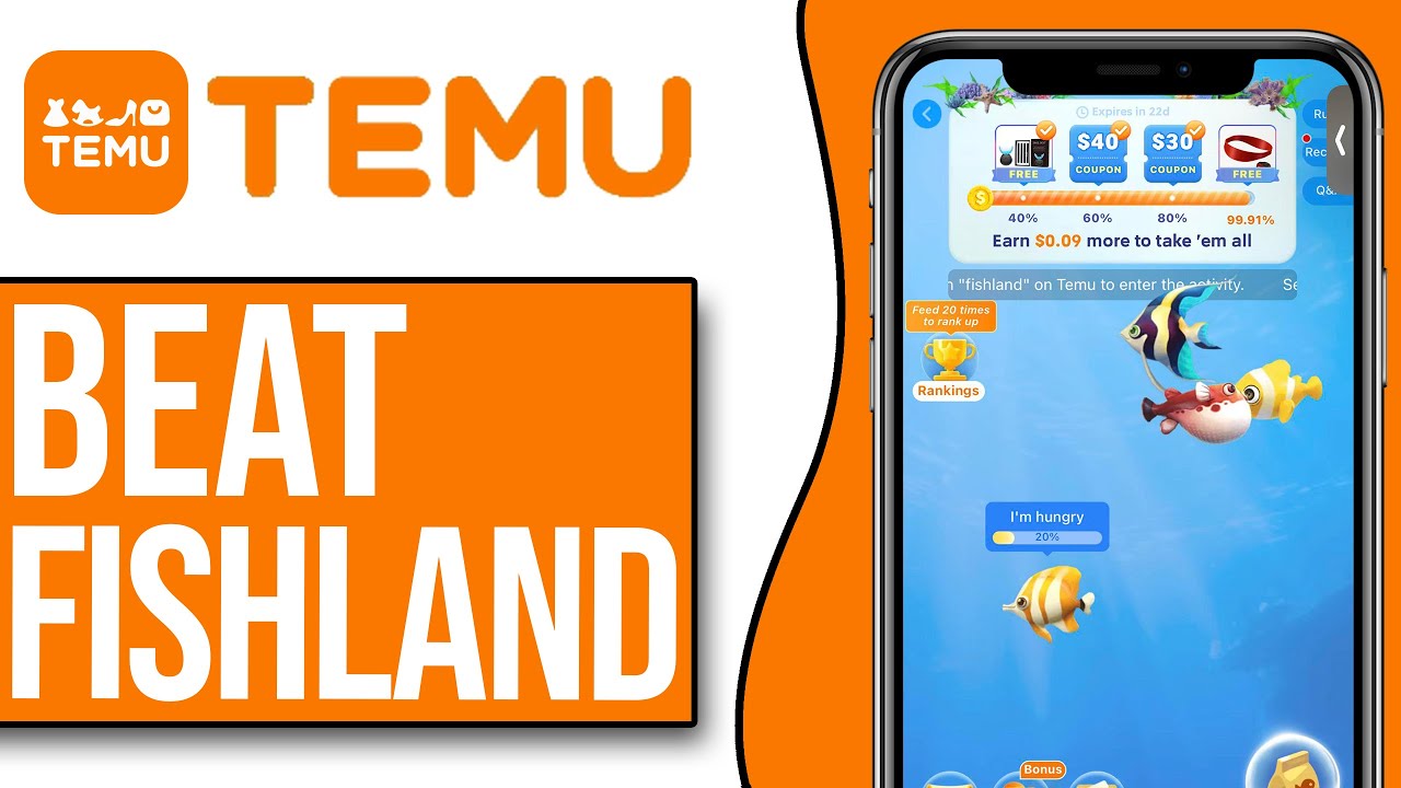 How To Beat Fishland On Temu (2024) - YouTube