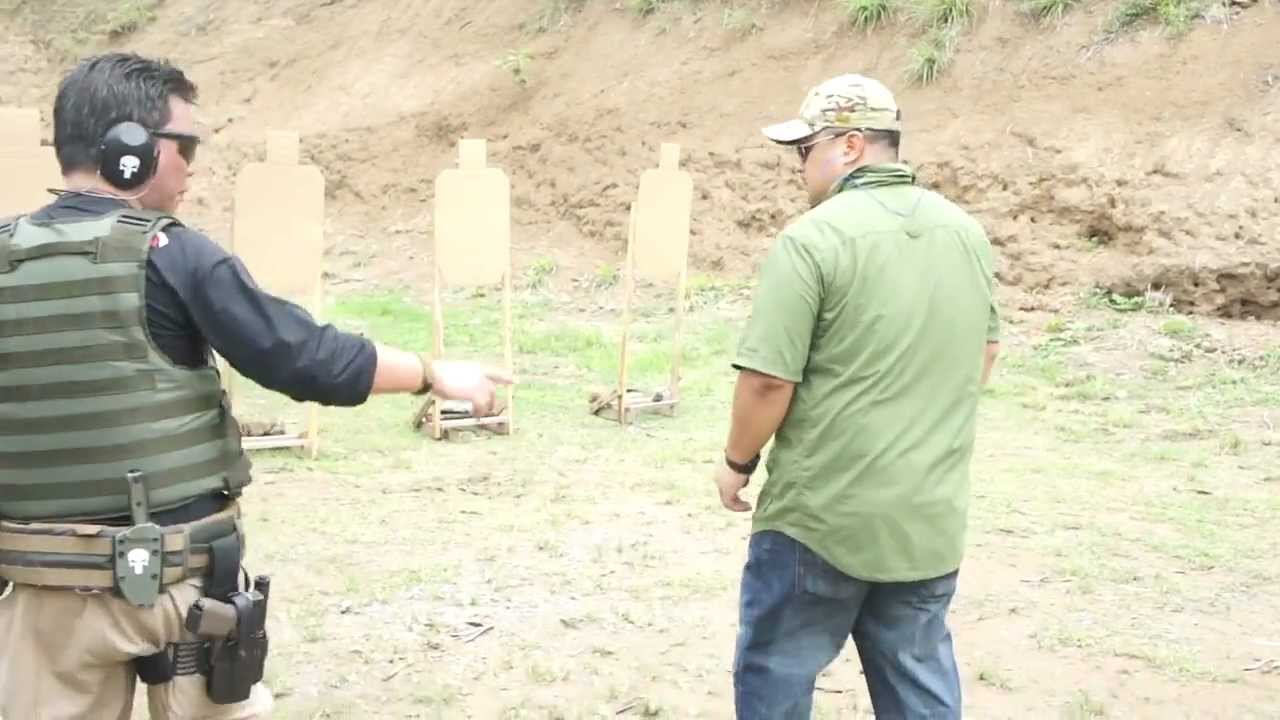 Tactical Pistol Drills (turret moves) - YouTube