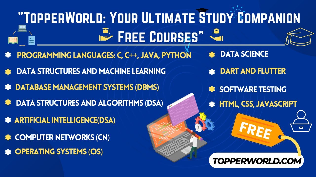 TopperWorld | Free Educational Sources | Free Software Courses | #freeeducation #softwarecourse ...