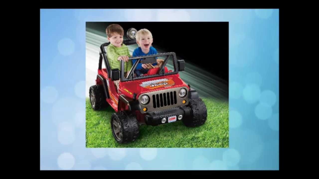 Power Wheels Black and Lava Jeep - YouTube
