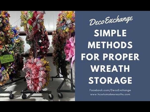 Simple Methods For Proper Wreath Storage | Storage Tips for Wreaths ...