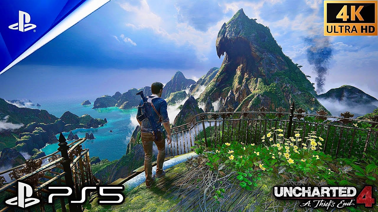 Uncharted 4: A Thief's End (PS5) ULTRA Realistic Graphics Gameplay [4K ...