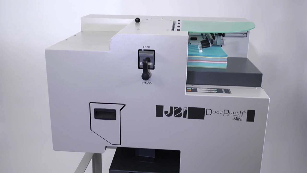 James Burn DocuPunch MINI: Operation and Set Up - YouTube