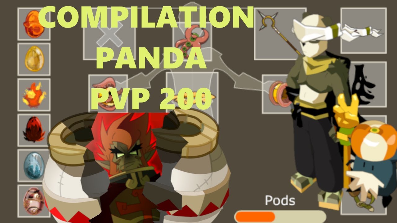 Troisième Compilation PANDA 🐼 PVP 200 Eratz - Dofus Rétro PVP - YouTube