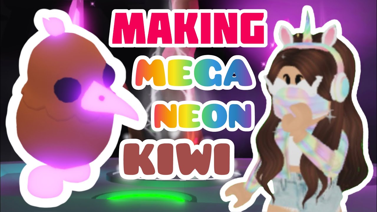 Making MEGA NEON Kiwi 🥝 | Adopt Me Roblox - YouTube